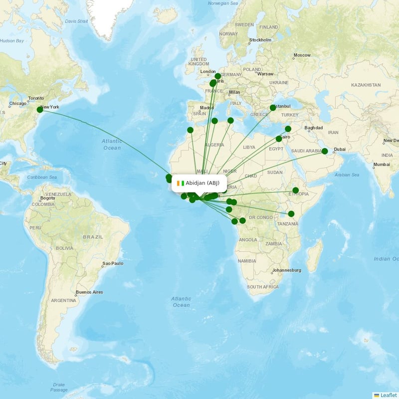 Abidjan Felix Houphouet Boigny International information, flights and status | Airport Information