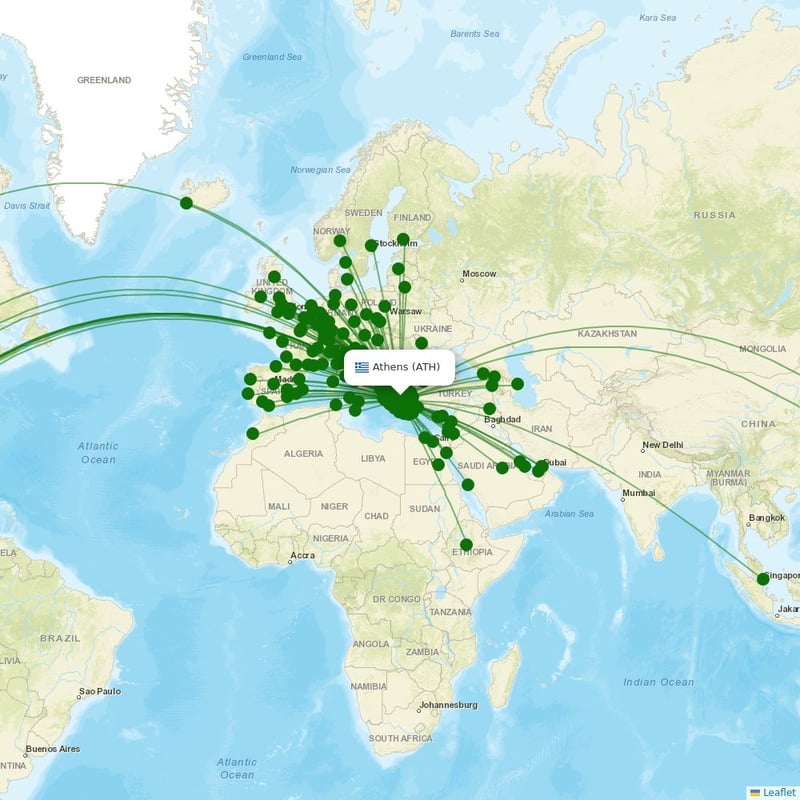 Athens International Airport airport map | Athens (ATH) terminal ...