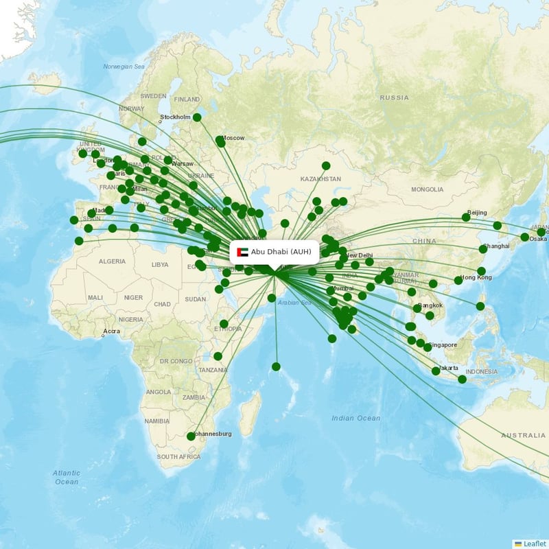 Zayed International Airport (AUH) scheduled flight departures | Airport ...