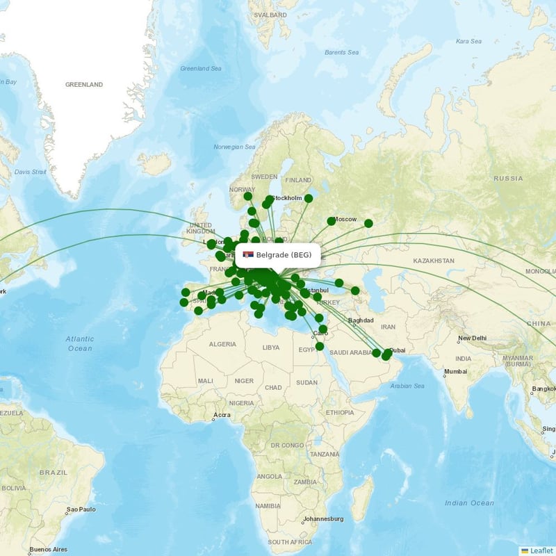 Explore Belgrade Nikola Tesla Airport (BEG) – all airport services ...