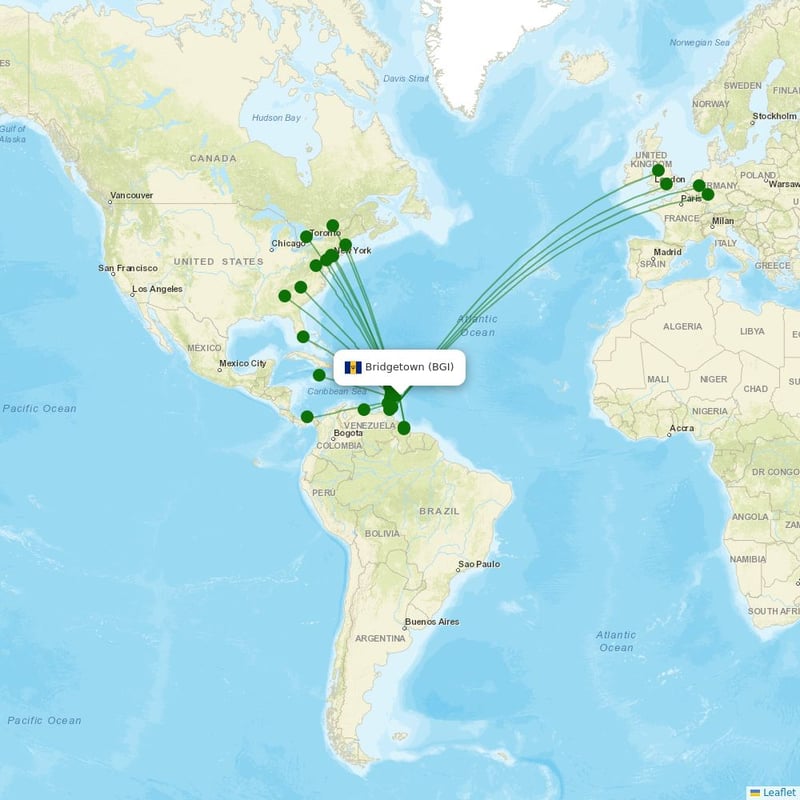Grantley Adams International information, flights and status | Airport ...
