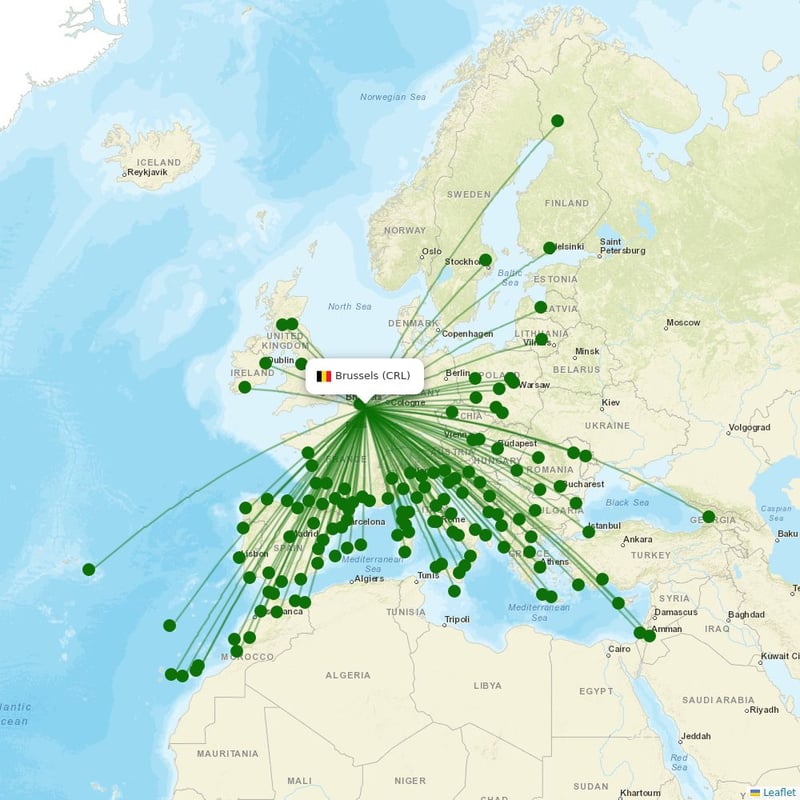 Brussels South Charleroi Airport (CRL) scheduled arrivals | Airport ...