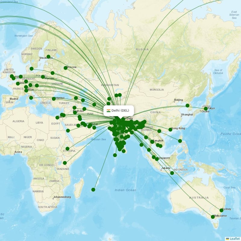 Indira Gandhi International Airport (DEL) - Asia's third busiest ...