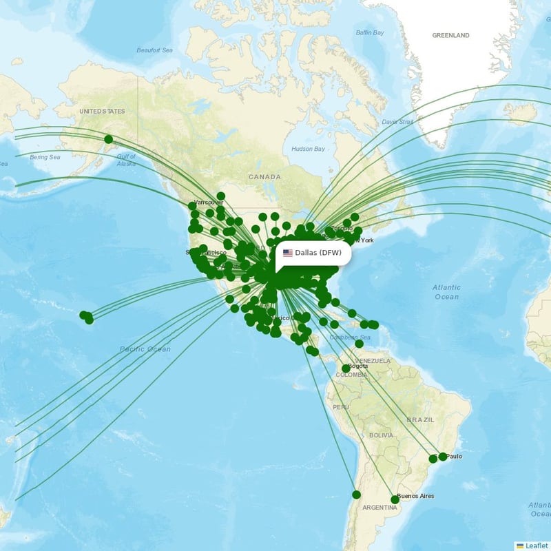 Dallas/Fort Worth International Airport (DFW) - The third busiest ...