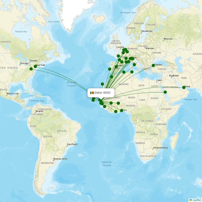 Blaise Diagne Interantional Airport information, flights and status ...