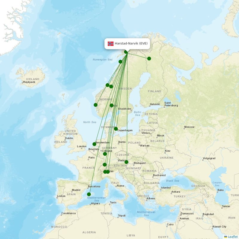Harstad-Narvik information, flights and status | Airport Information