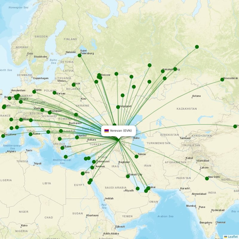 Zvartnots International Airport information, flights and status ...