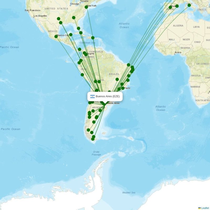 Ministro Pistarini International Airport airport map | Buenos Aires ...