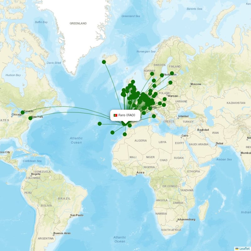 Faro Airport airport map | Faro (FAO) terminal overview | Airport ...