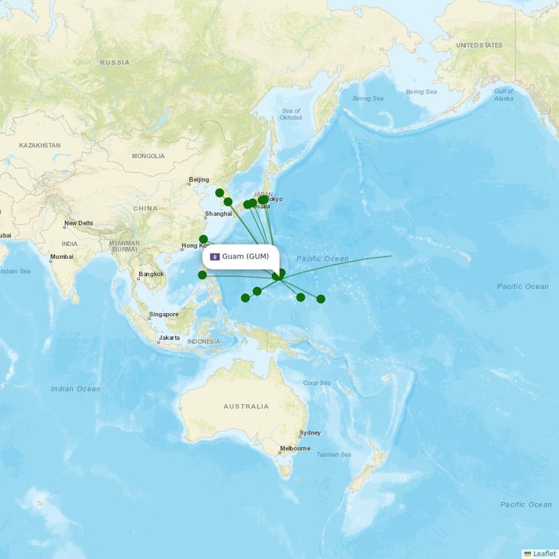 Guam information, flights and status | Airport Information