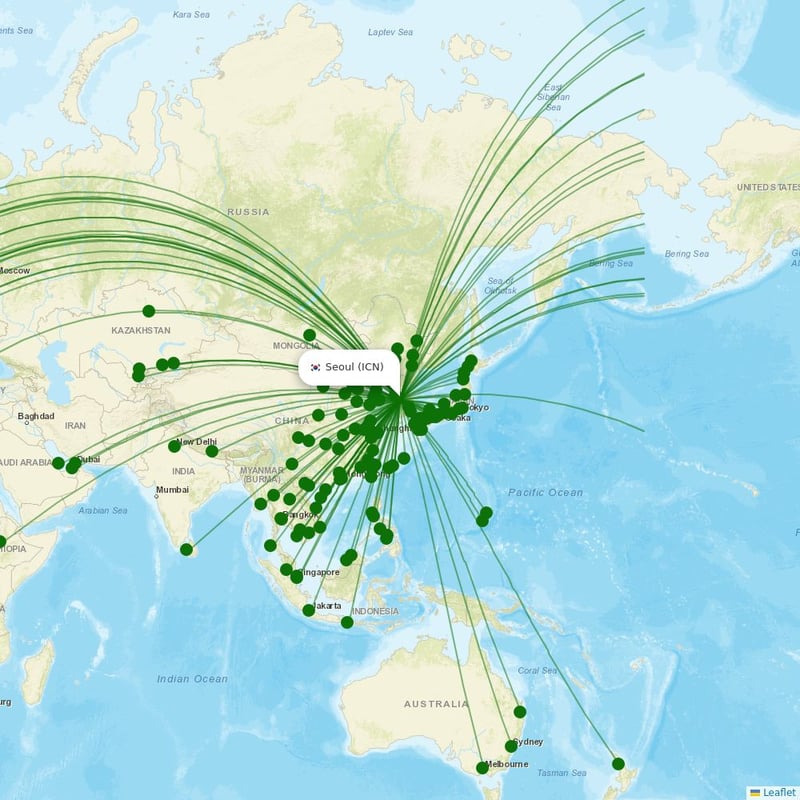 Incheon International Airport airport map | Seoul (ICN) terminal ...
