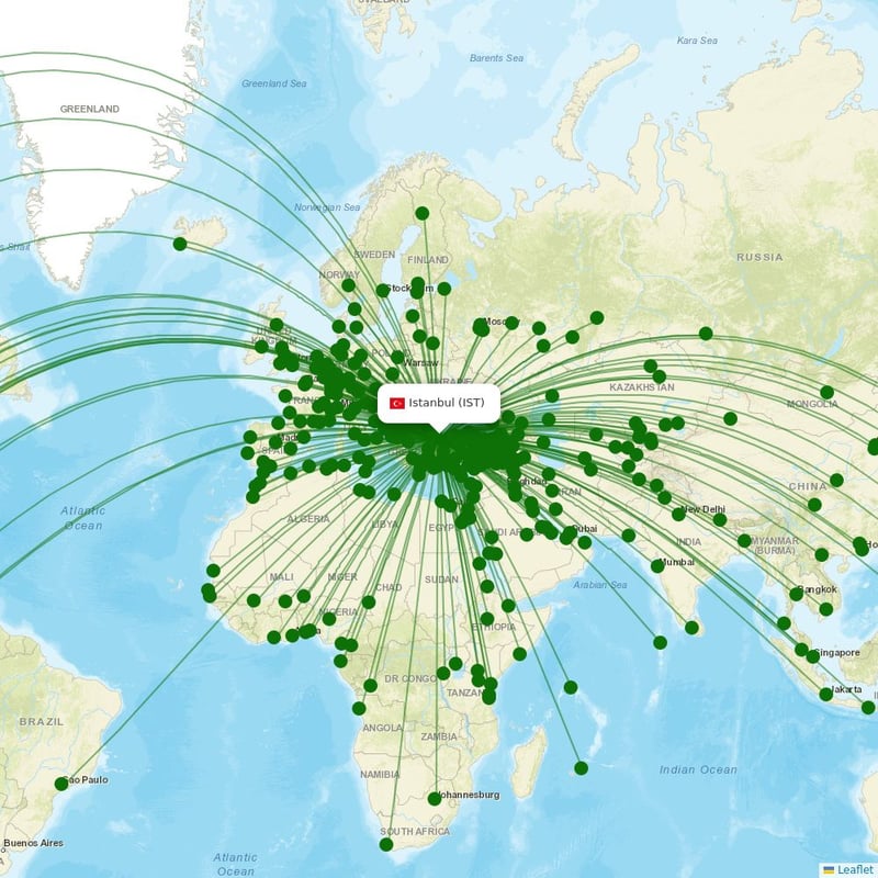 Istanbul Airport airport map | Istanbul (IST) terminal overview ...