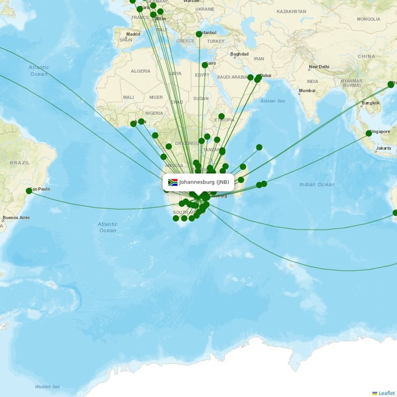 Johannesburg International information, flights and status | Airport ...