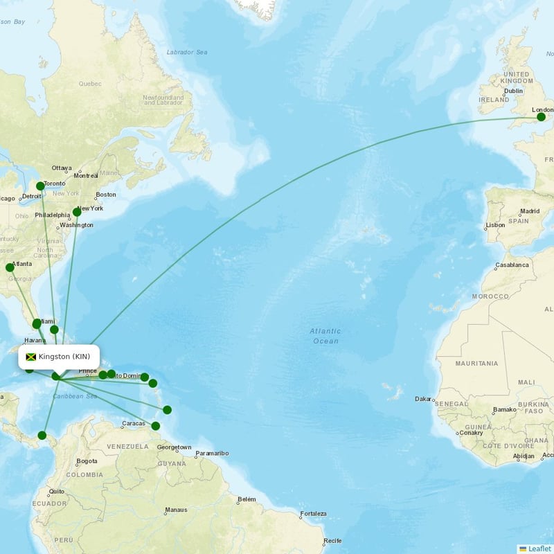 Norman Manley International Airport (KIN) scheduled arrivals | Airport ...