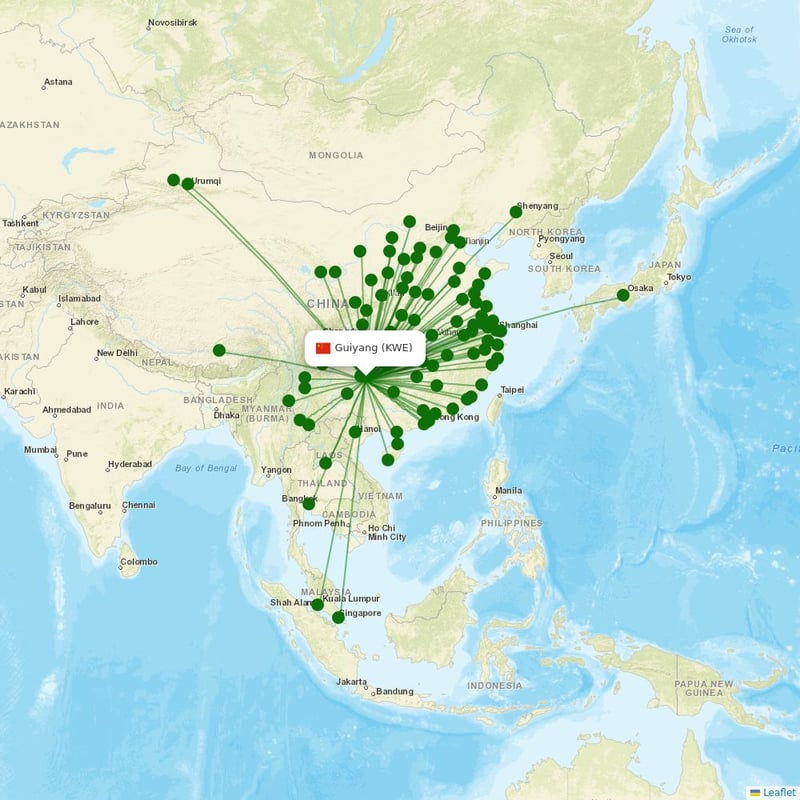 Guiyang Longdongbao International Airport information, flights and ...