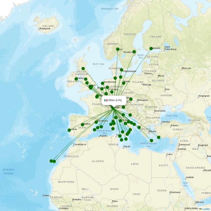 Linate airport map | Milan (LIN) terminal overview | Airport Information