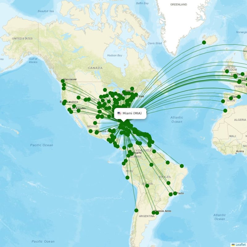 Miami International airport map | Miami (MIA) terminal overview ...