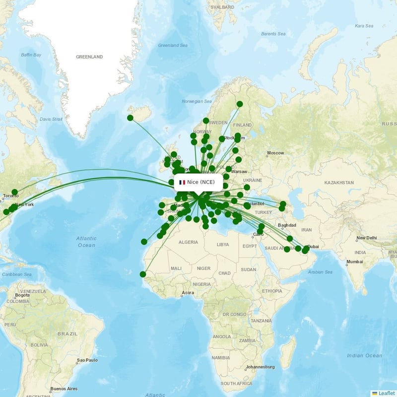 Cote D Azur Airport airport map | Nice (NCE) terminal overview ...
