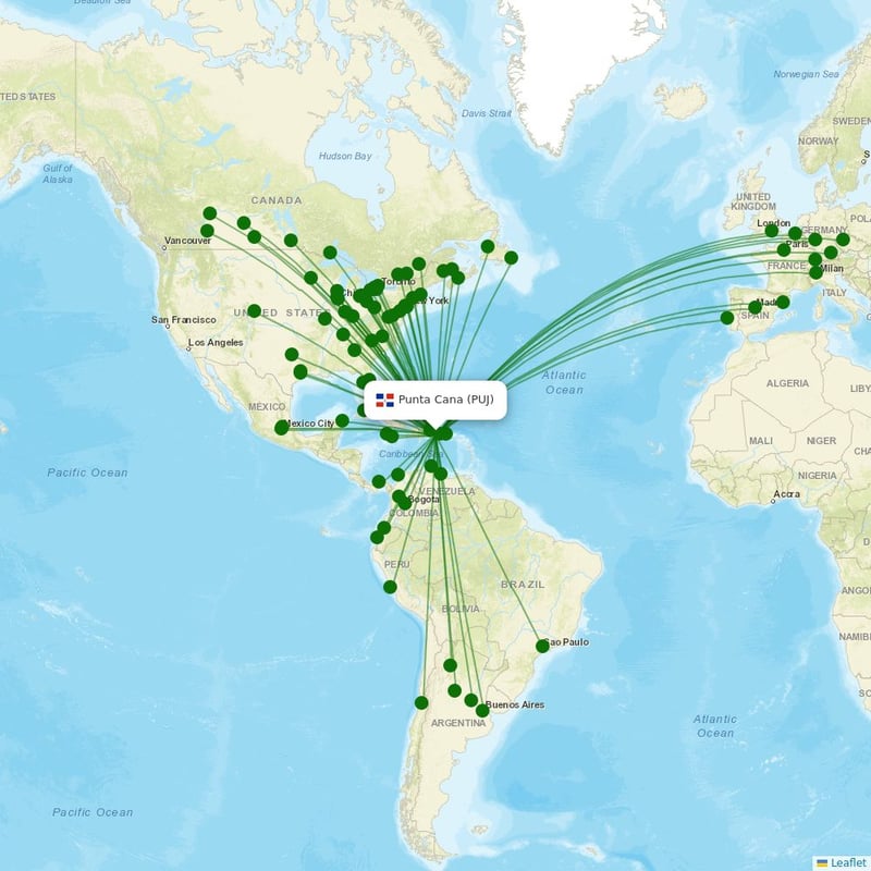 Punta Cana International Airport airport map | Punta Cana (PUJ ...