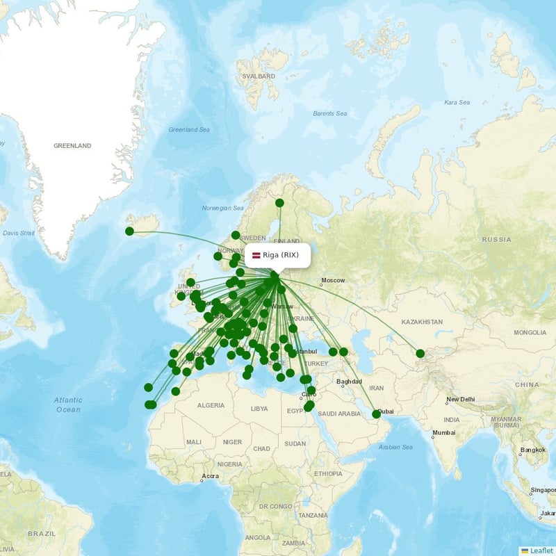 Riga International Airport airport map | Riga (RIX) terminal overview ...