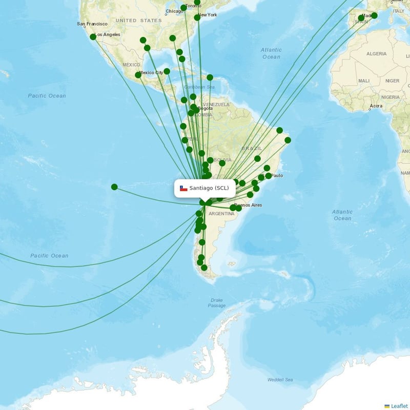 Arturo Merino Benítez International Airport airport map | Santiago (SCL ...