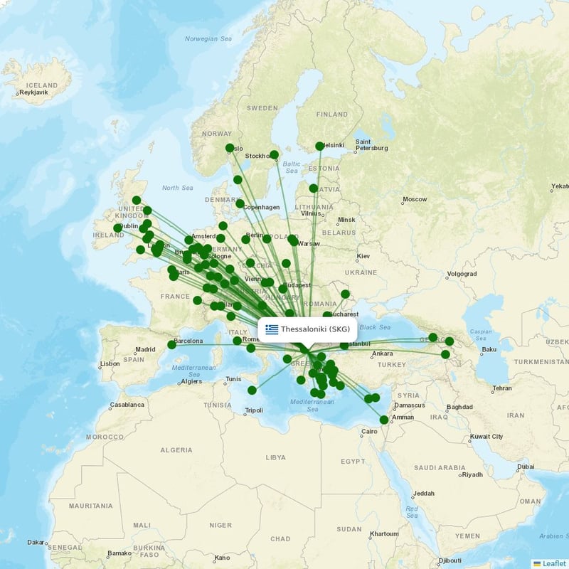 Thessaloniki Airport information, flights and status | Airport Information