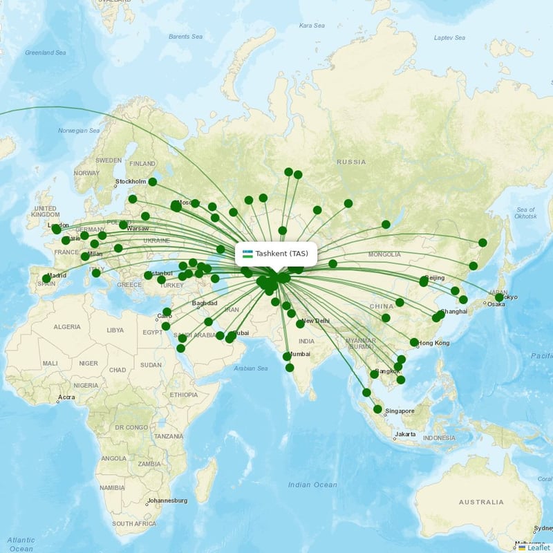 Tashkent International Airport (TAS) | Airport Information