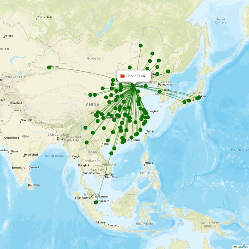 Tianjin Binhai International Airport information, flights and status ...