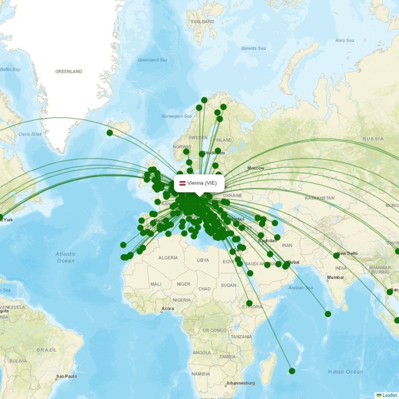Vienna International Airport airport map | Vienna (VIE) terminal ...