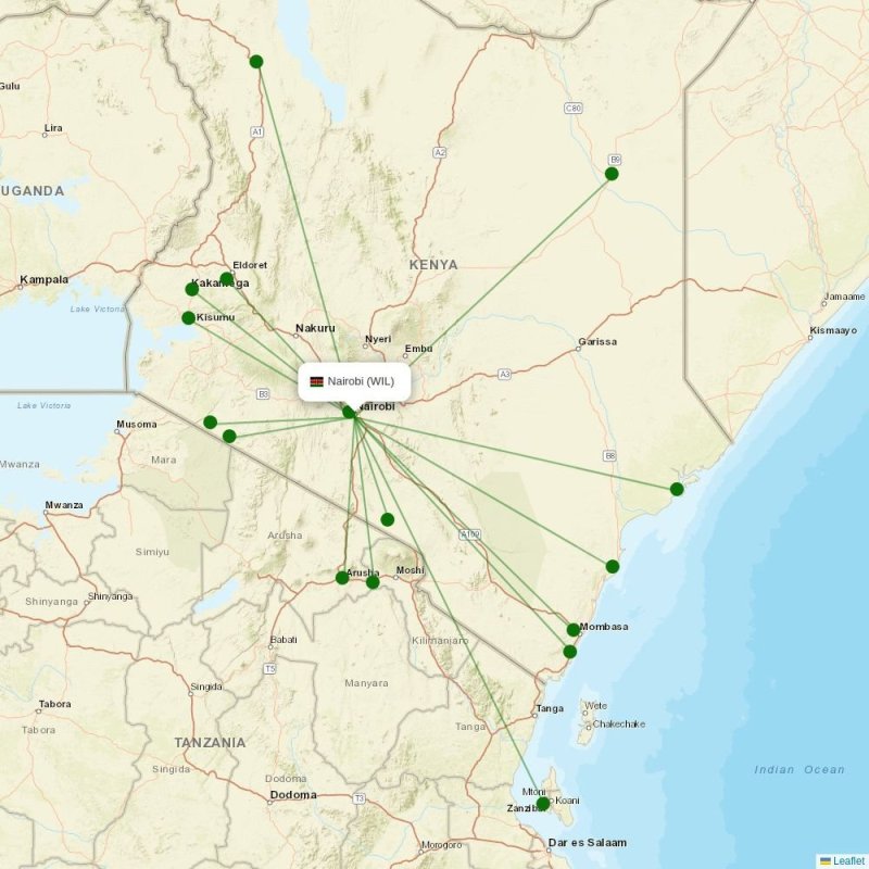 Nairobi Wilson information, flights and status | Airport Information