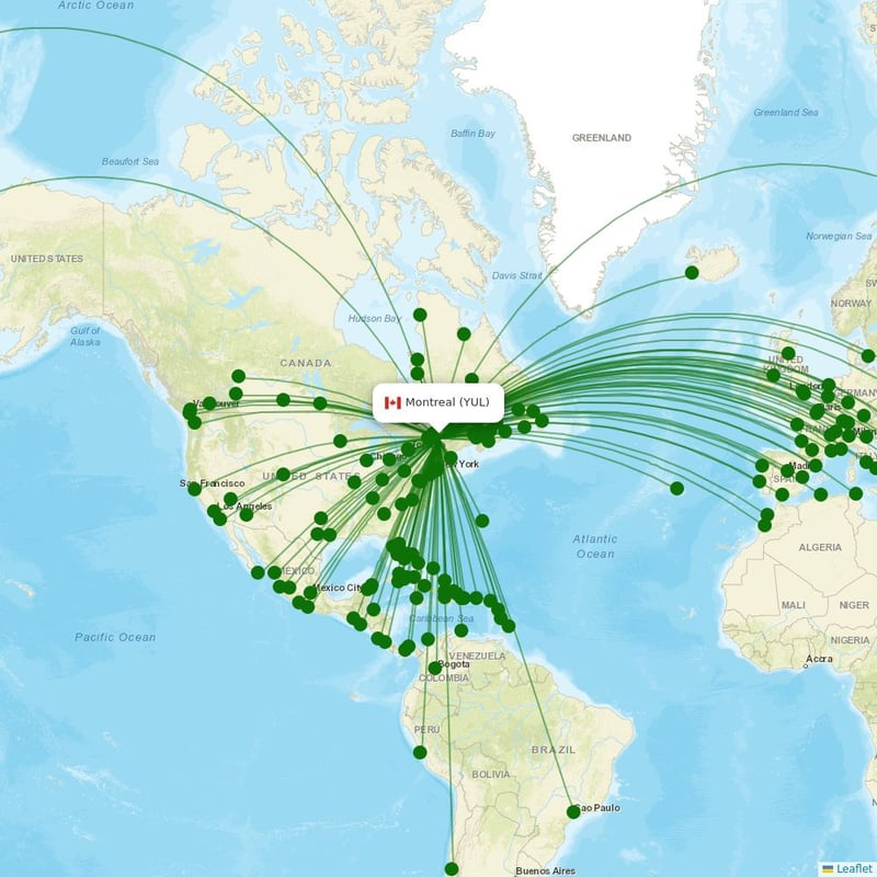 Montréal-Trudeau International Airport (YUL) - Quebec's primary airport ...