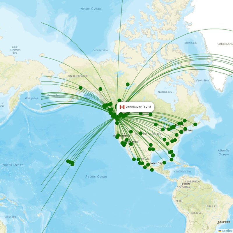 Vancouver International Airport (YVR) scheduled arrivals | Airport Information