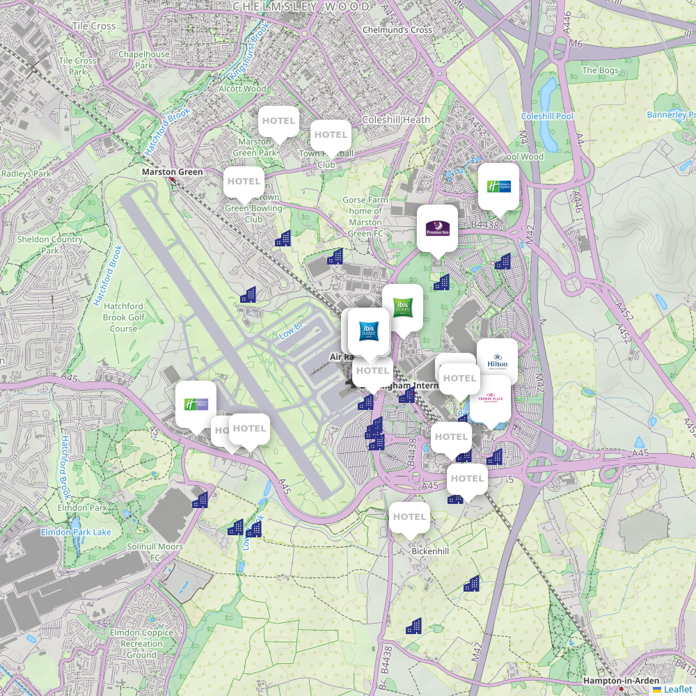 Birmingham Airport (BHX) hotels | Airport Information
