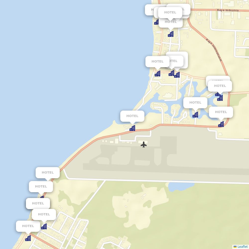 Flamingo (BON) airport hotels | Airport Information