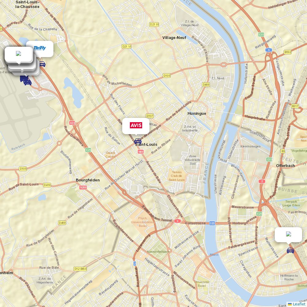 Car rentals at EuroAirport Basel Mulhouse Freiburg (BSL) | Airport ...