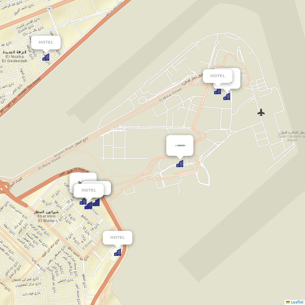 Cairo International Airport (CAI) hotels | Airport Information