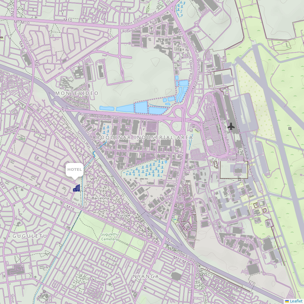 Cape Town International (CPT) airport hotels | Airport Information