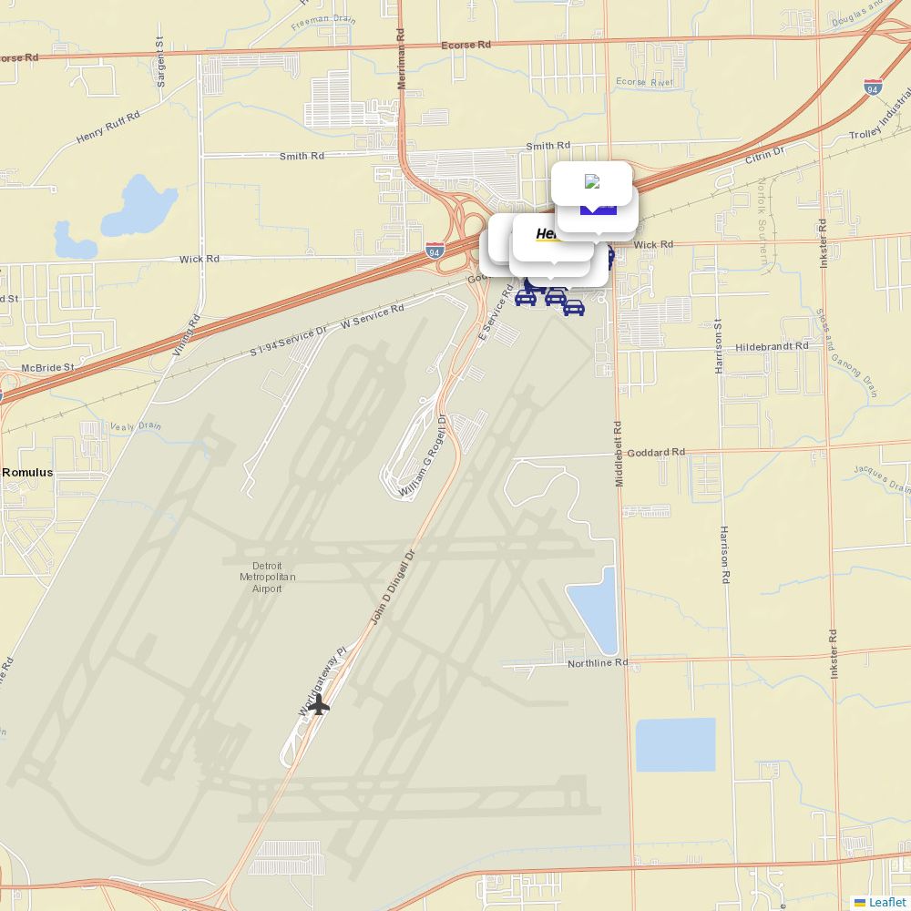 Car rentals at Detroit Metropolitan Airport (DTW) | Airport Information