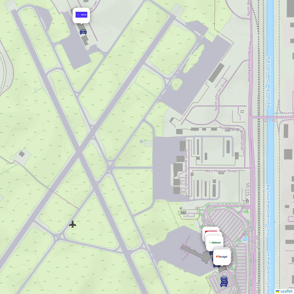 Car rentals at Sioux Falls (FSD) | Airport Information