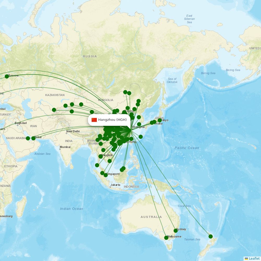 Hangzhou Destinations 127 Routes 2025 Airport Information Hangzhou Destinations 127 Routes 2025 Airport Information