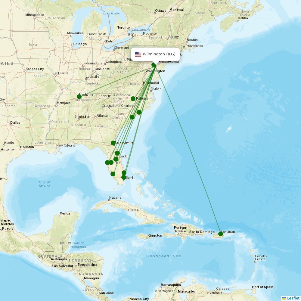New Castle Co (ILG) scheduled arrivals | Airport Information