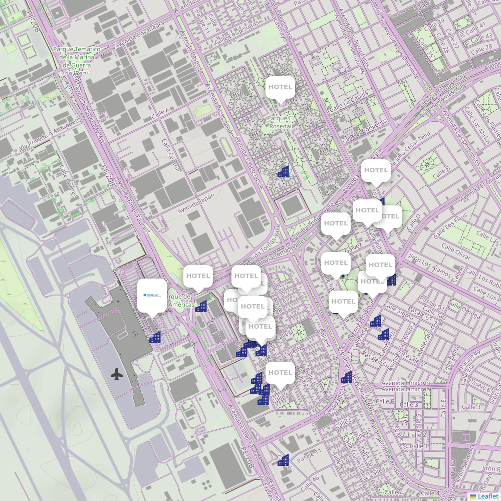 Jorge Chávez International Airport (LIM) hotels | Airport Information