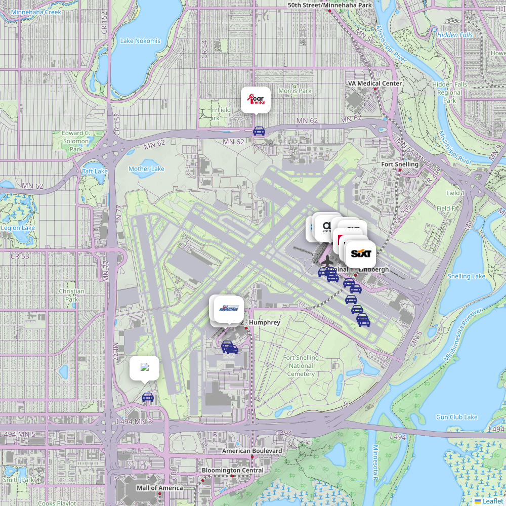 Car rentals at Minneapolis St Paul International (MSP) | Airport ...