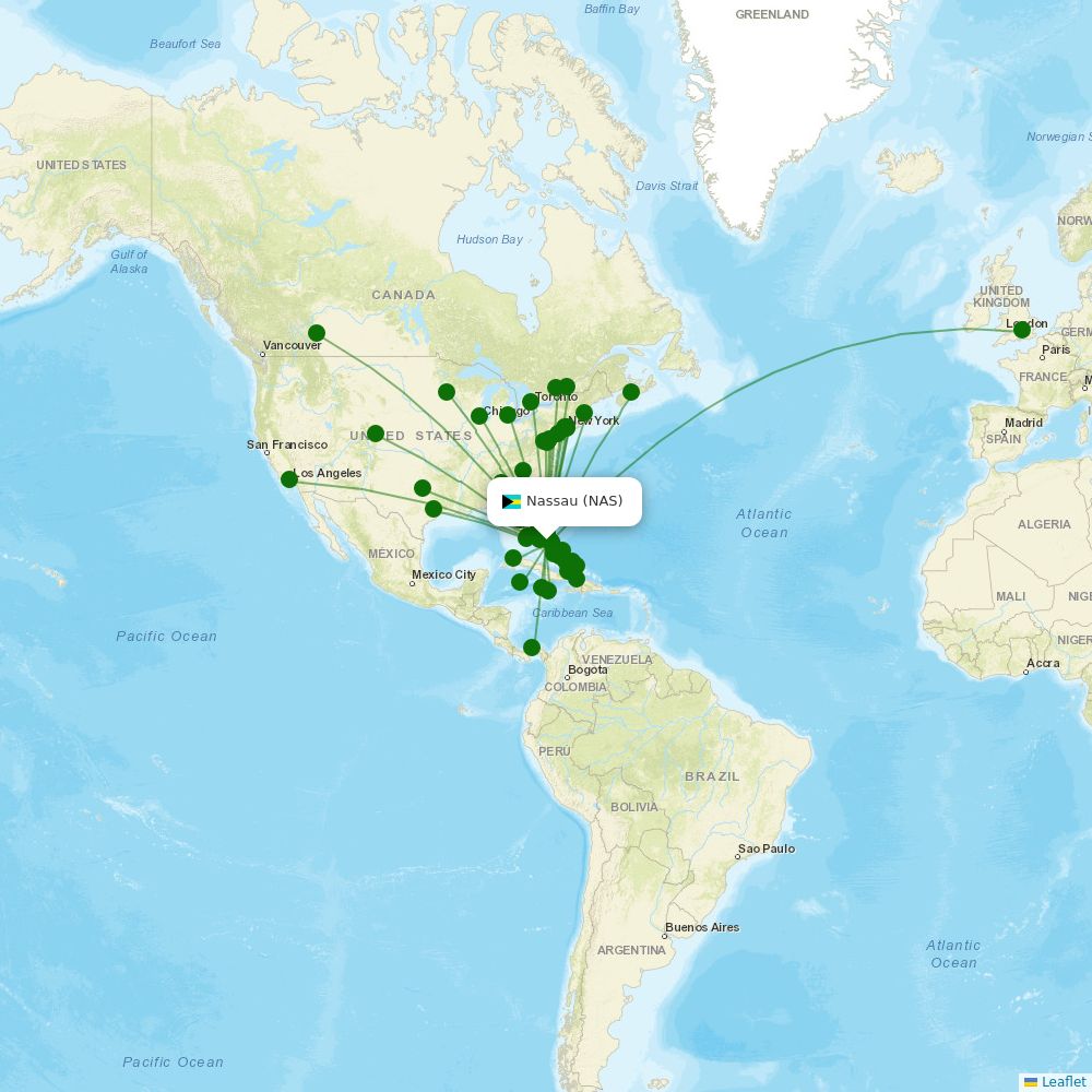 Nassau International (NAS) scheduled arrivals | Airport Information