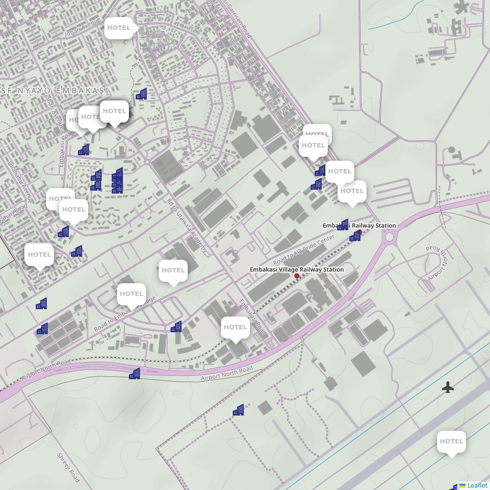 Jomo Kenyatta International (NBO) airport hotels | Airport Information