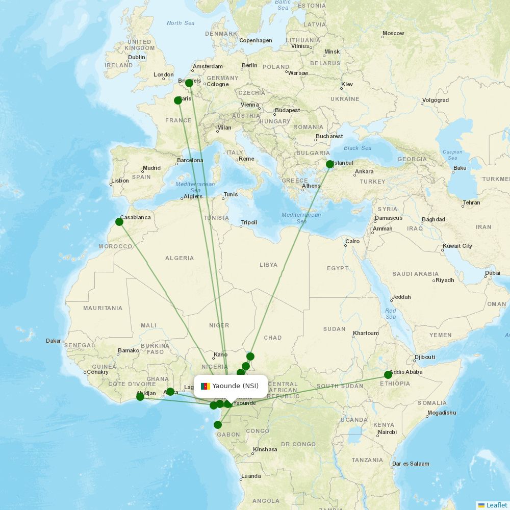 Yaounde Nsimalen information, flights and status | Airport Information