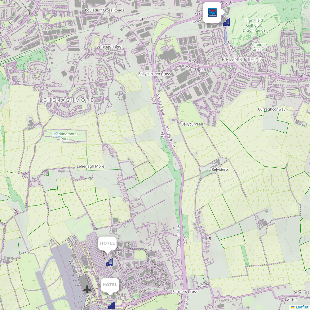 Cork (ORK) airport hotels | Airport Information