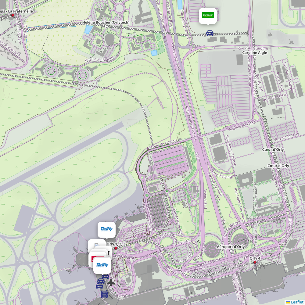 Car rentals at Orly Airport (ORY) | Airport Information