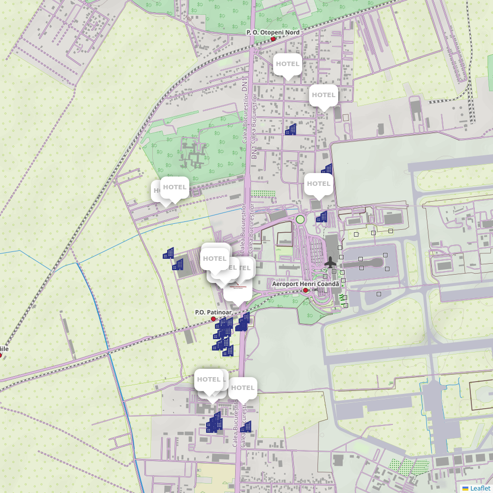 Henri Coandă International Airport (OTP) hotels | Airport Information