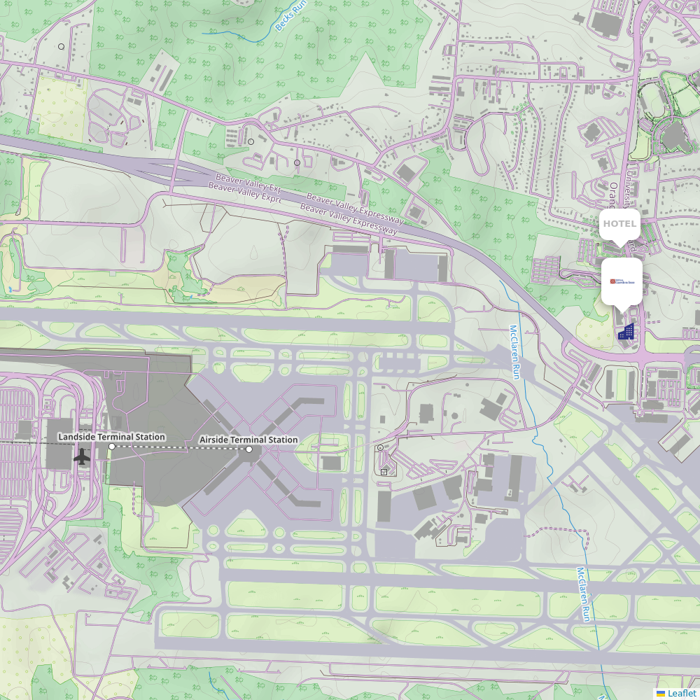 Pittsburgh Airport (PIT) hotels | Airport Information